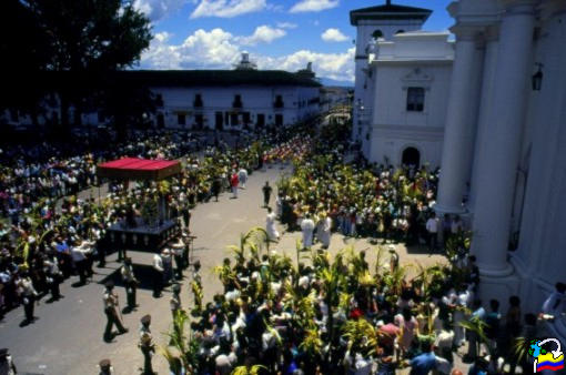 Procesión de Semana Santa en Popayán